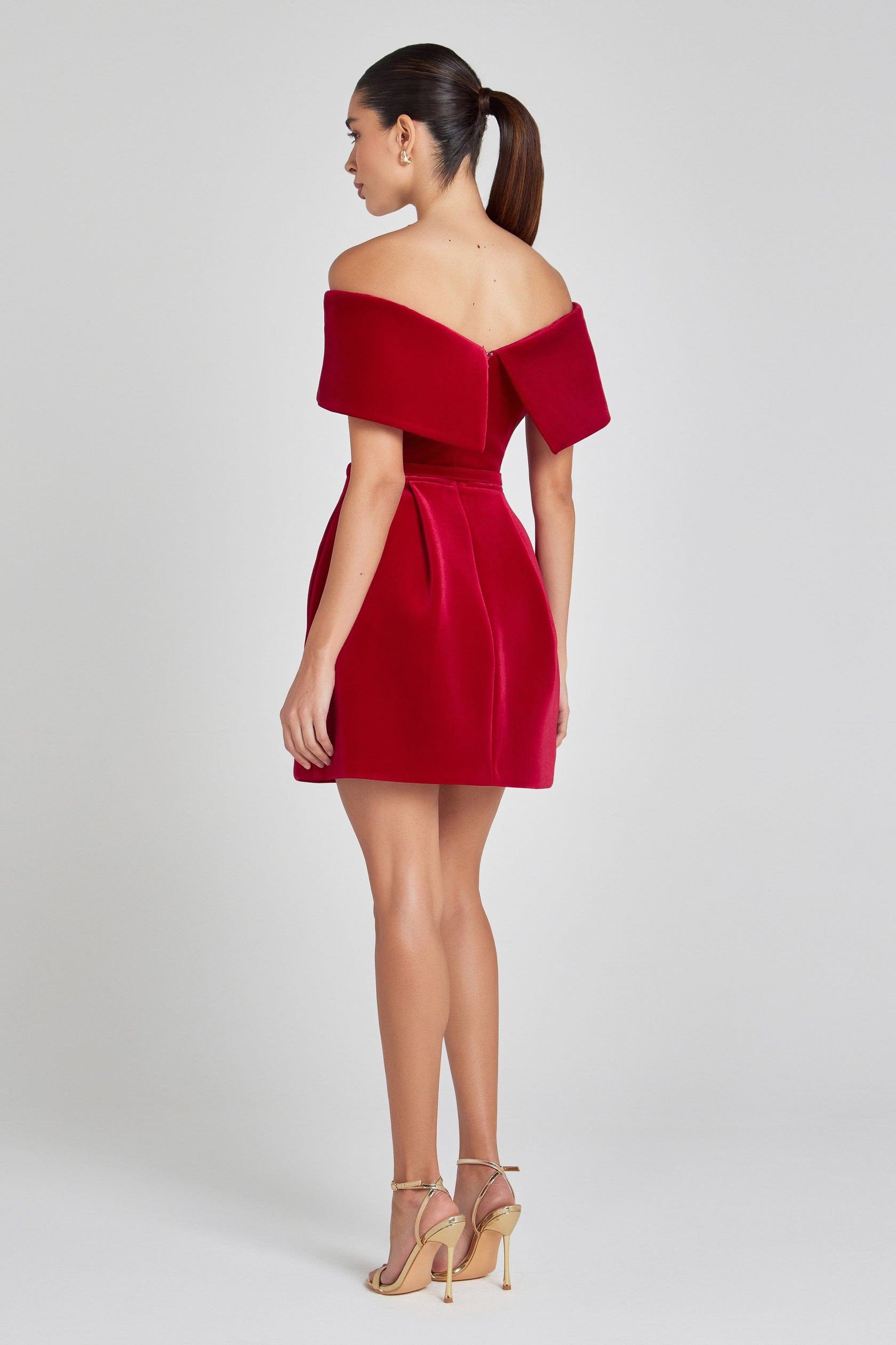 Carmen Red Dress | NADINE MERABI