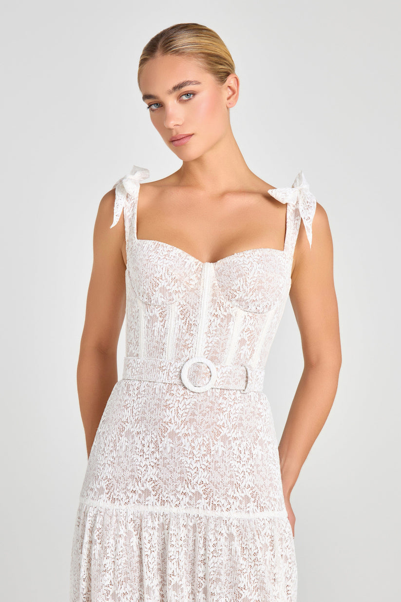 Miranda White Dress | NADINE MERABI