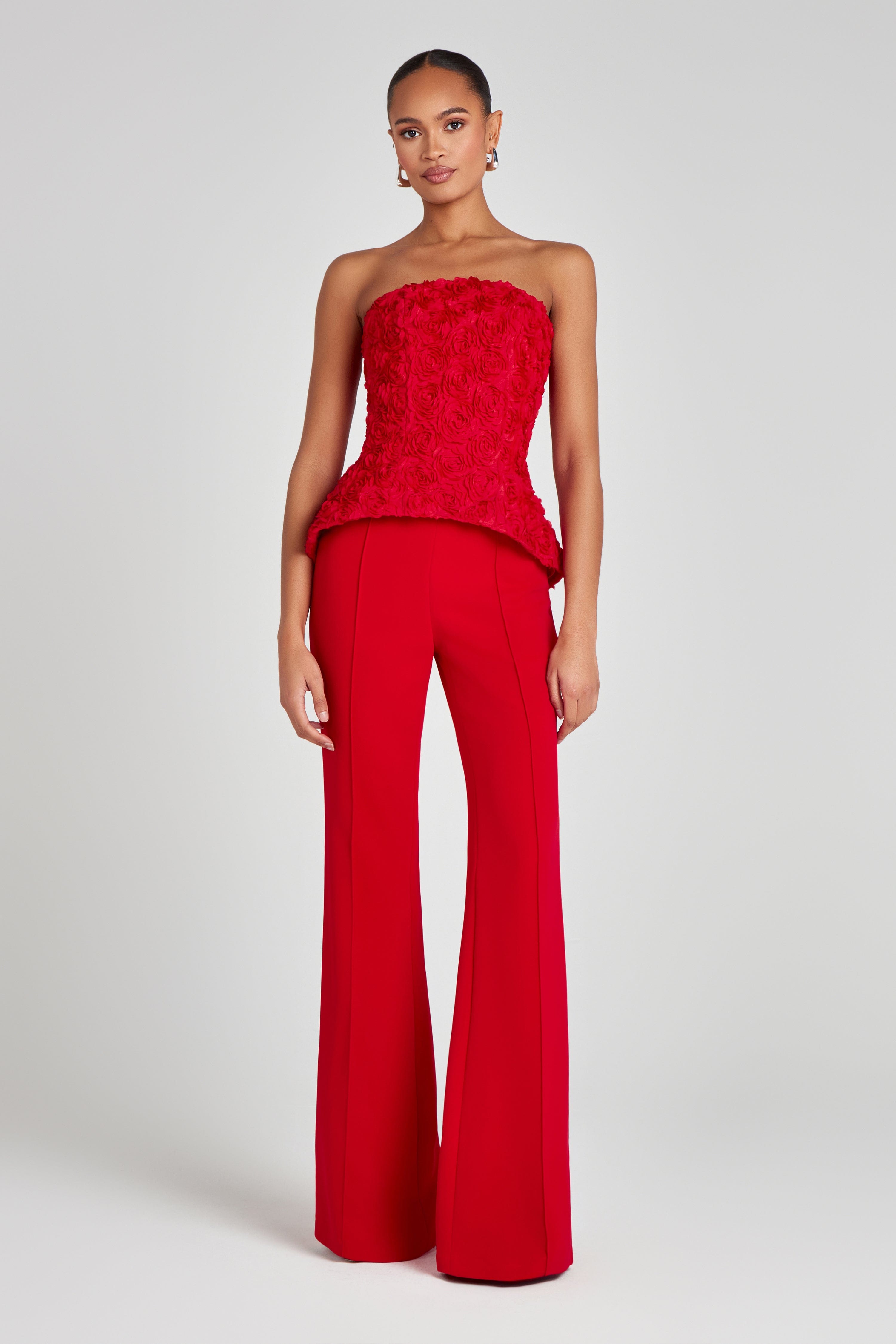 Charlotte Red Trousers | NADINE MERABI