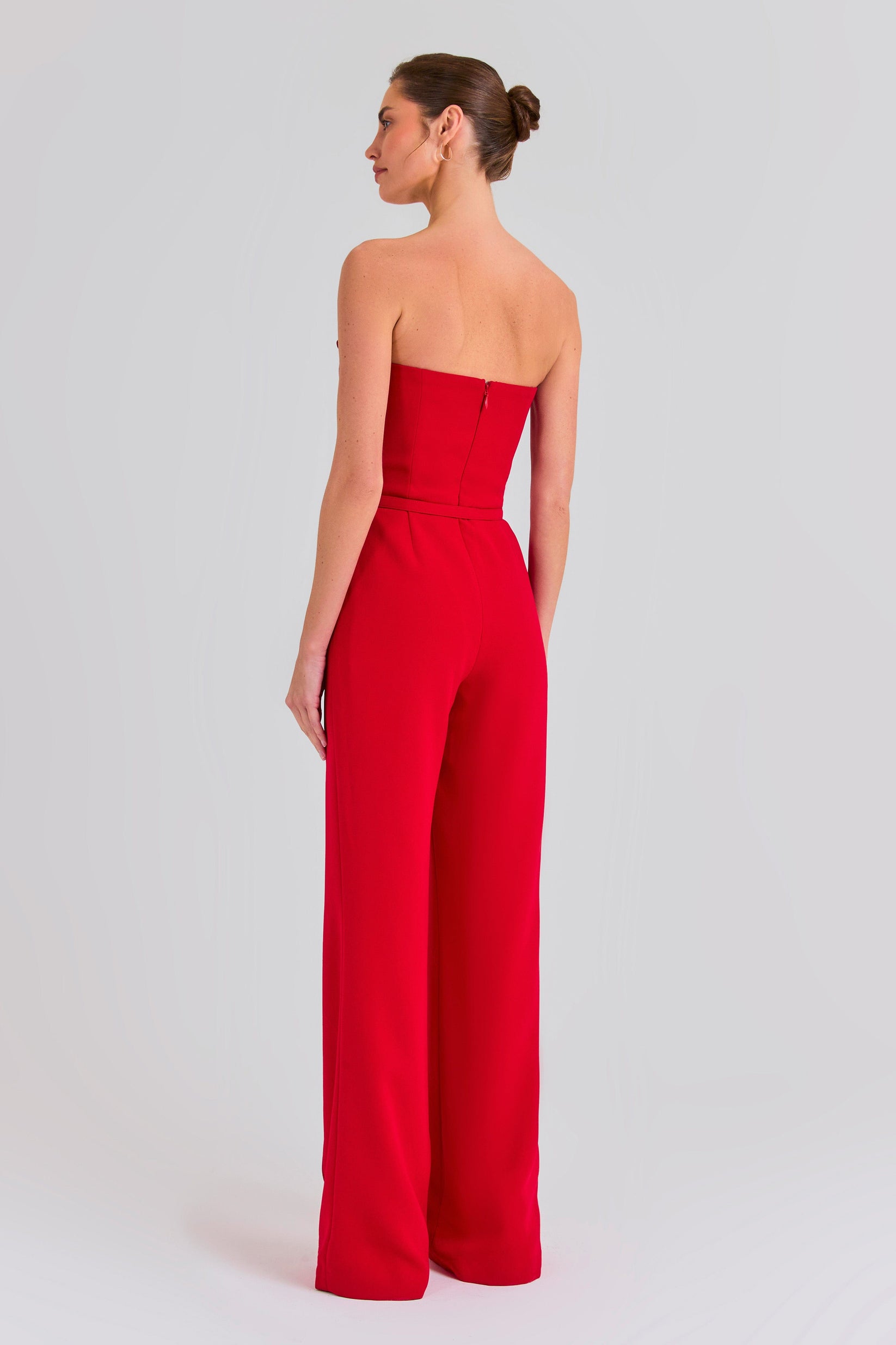 Vanessa Red Jumpsuit | NADINE MERABI