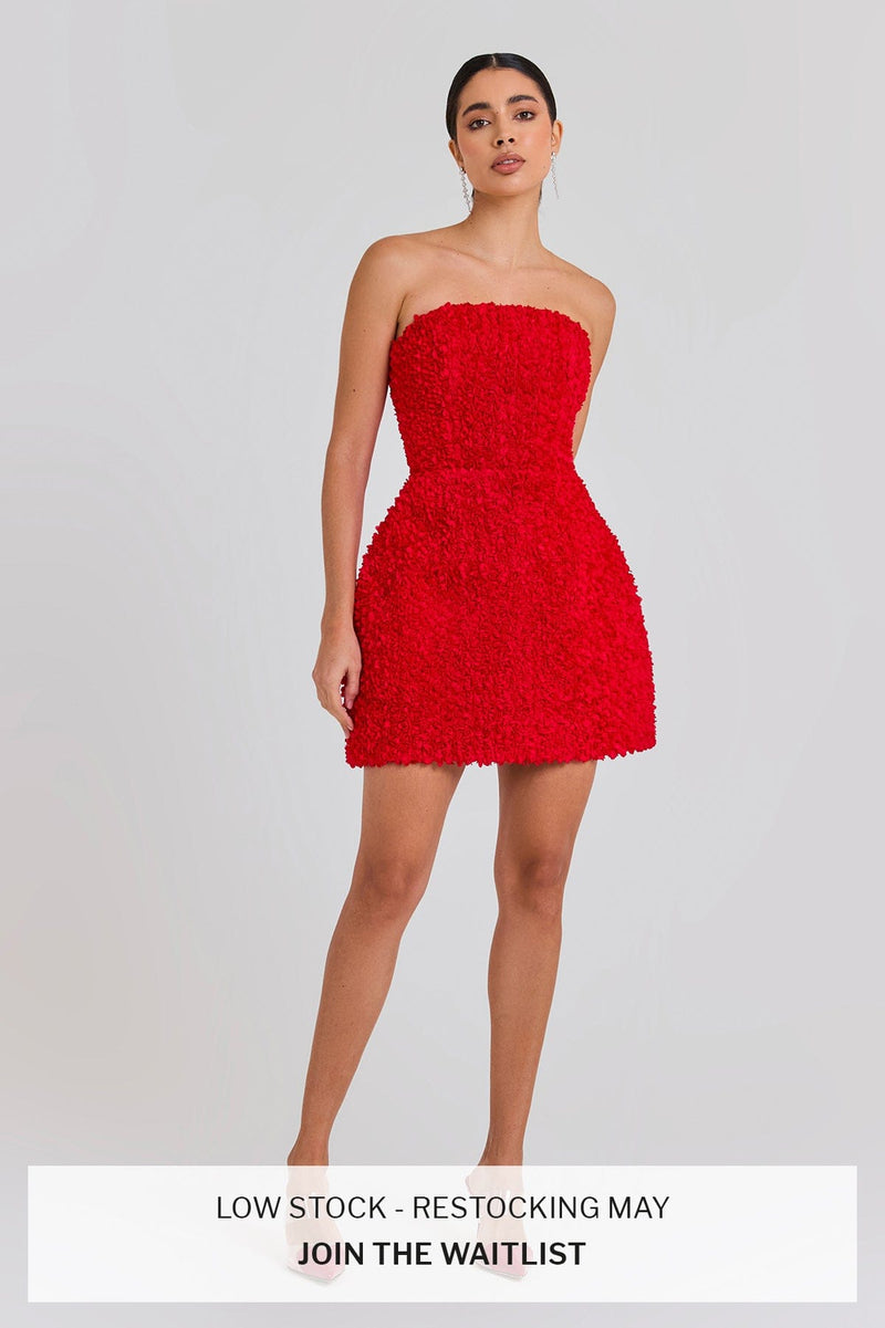 Maisy Red Dress Dresses Nadine Merabi