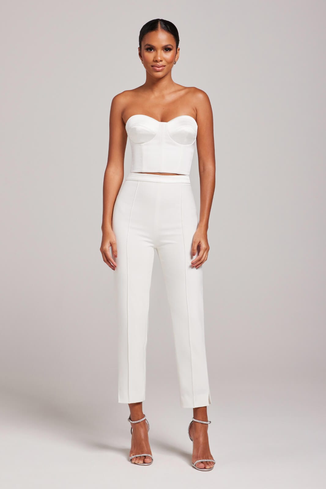 Ella White Corset Top | Tops | NADINE MERABI